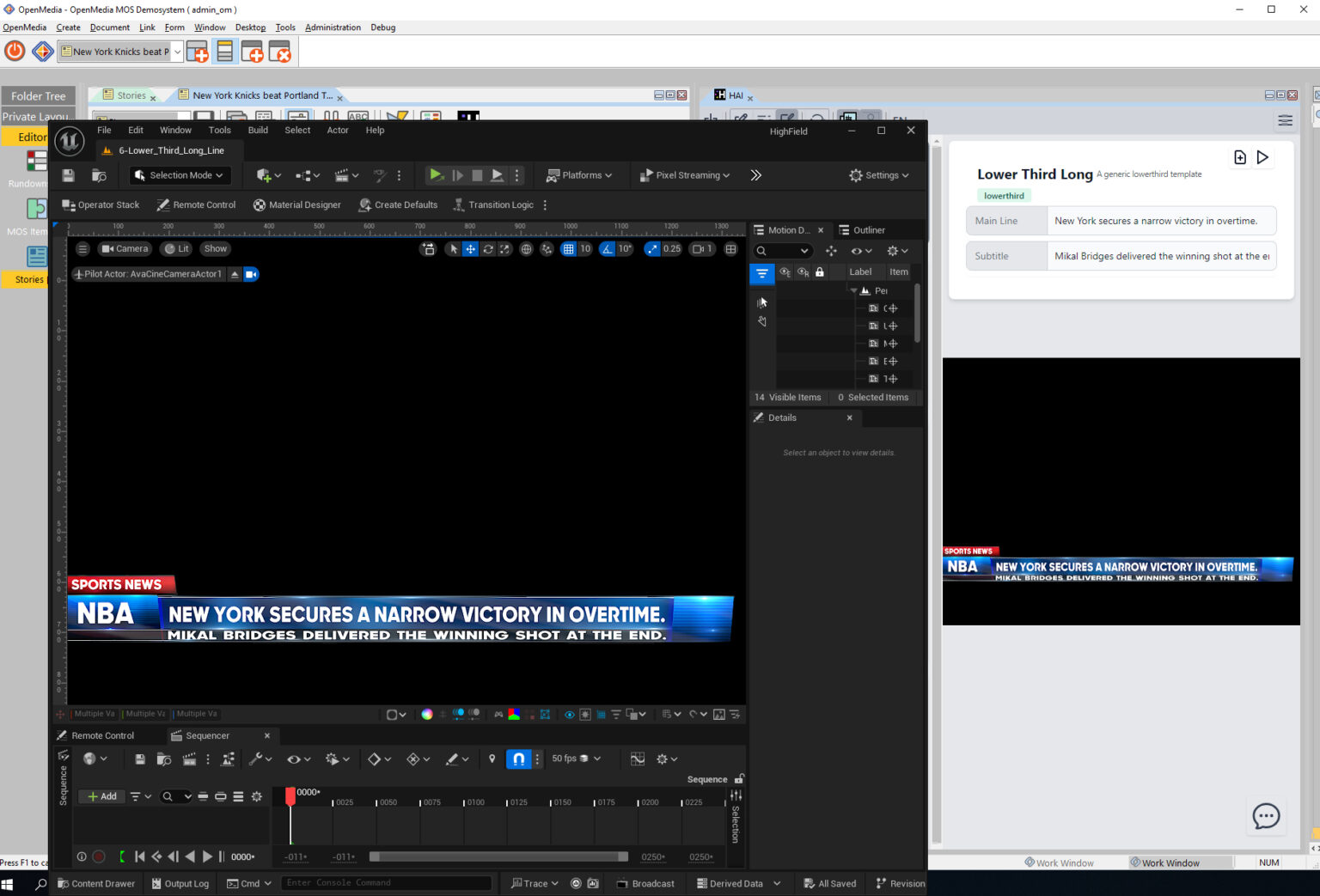 Highfield AI's graphics solution platform